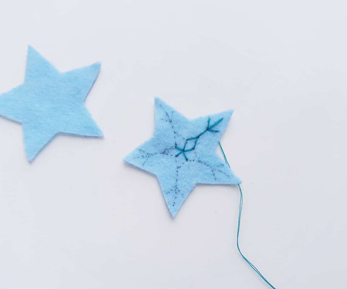 Handmade Felt Star Christmas Ornaments – Beginner Sewing Projects