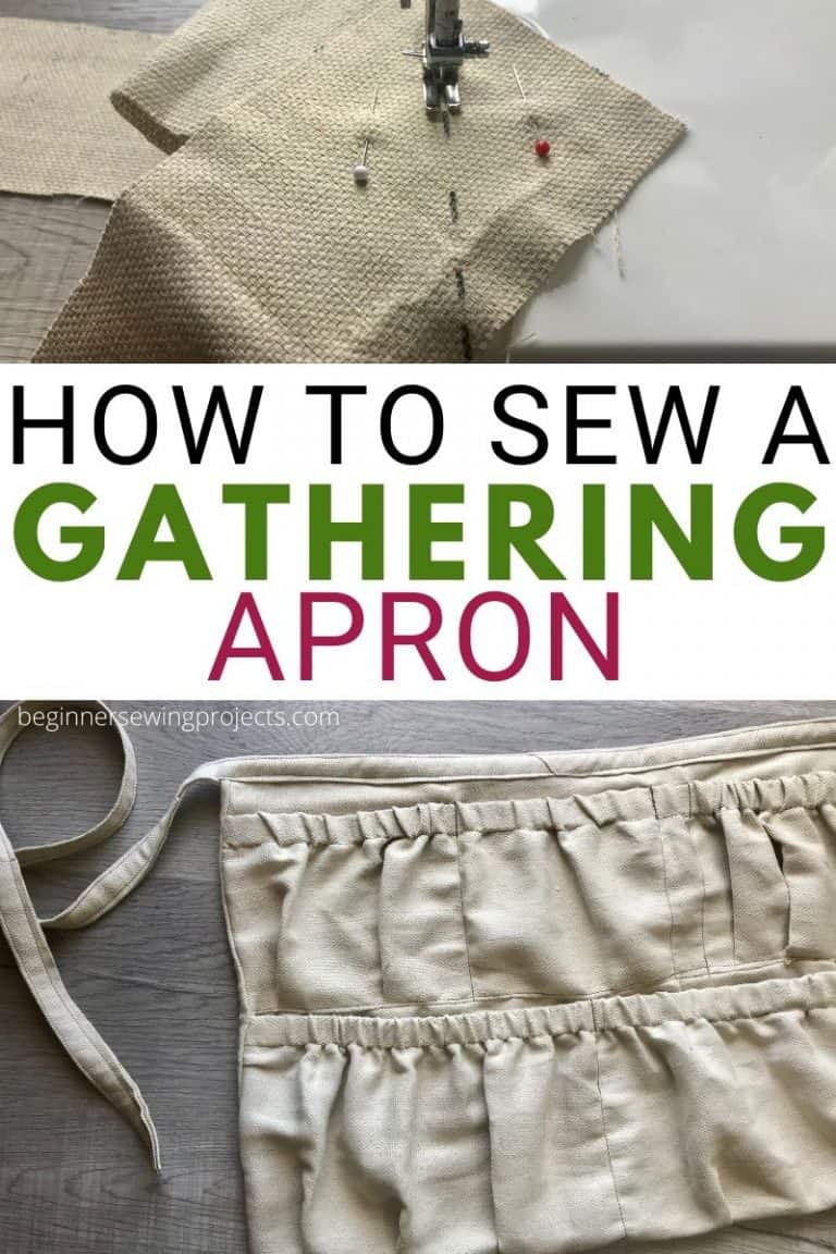 Gathering Apron Pattern – Beginner Sewing Projects