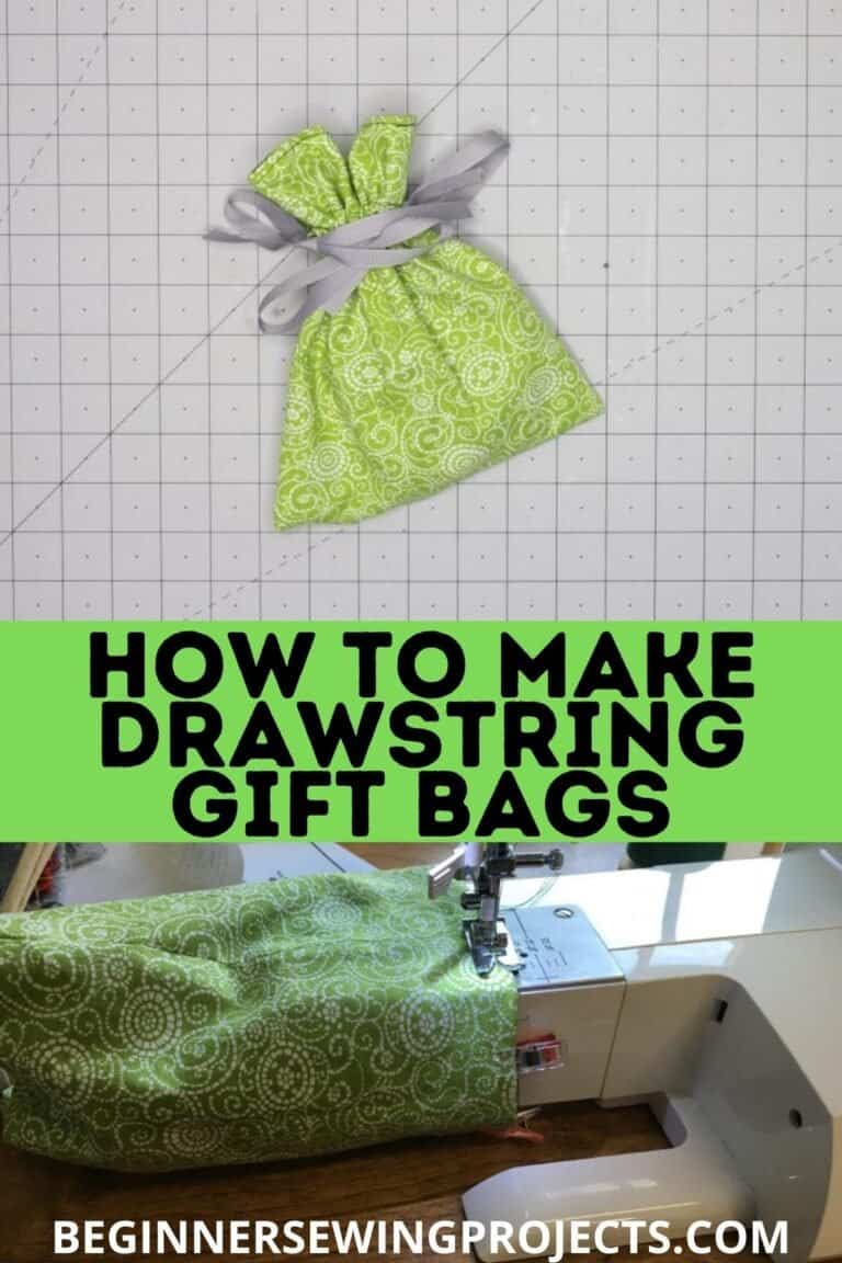 How To Make Drawstring Gift Bags – Beginner Sewing Projects