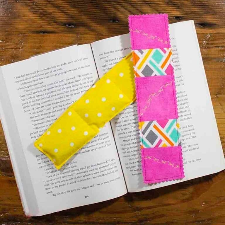How To Sew A Book Weight & Fabric Bookmark – Beginner Sewing Projects