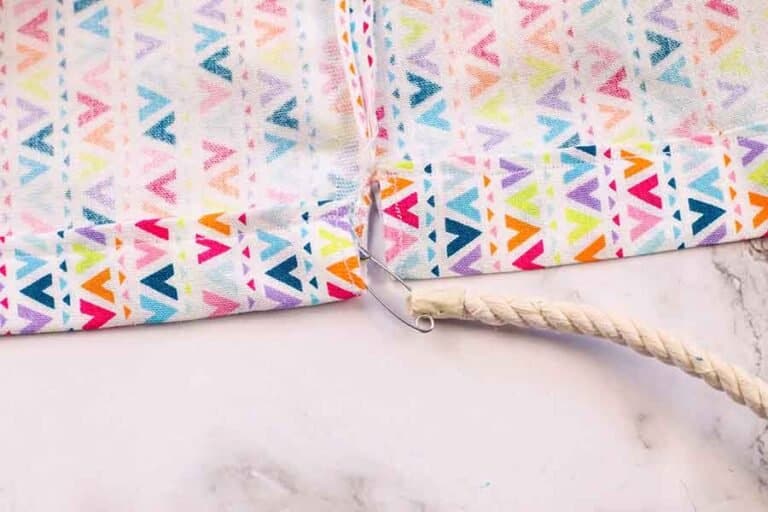 How To Sew A Drawstring Laundry Bag – Beginner Sewing Projects