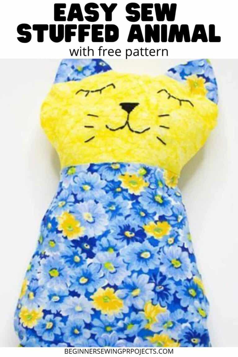 How To Make A Stuffed Animal With Free Pattern – Beginner Sewing Projects