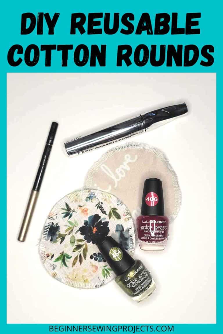 DIY Reusable Cotton Rounds – Beginner Sewing Projects