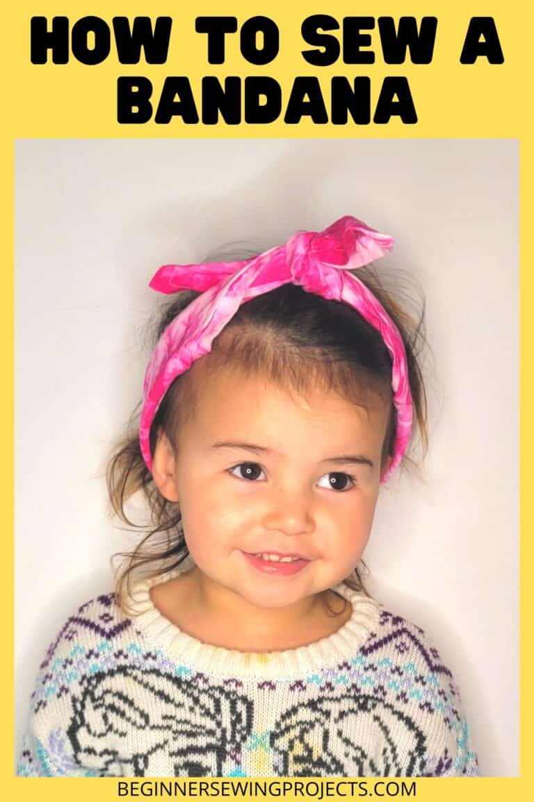 How To Sew A Bandana – Beginner Sewing Projects
