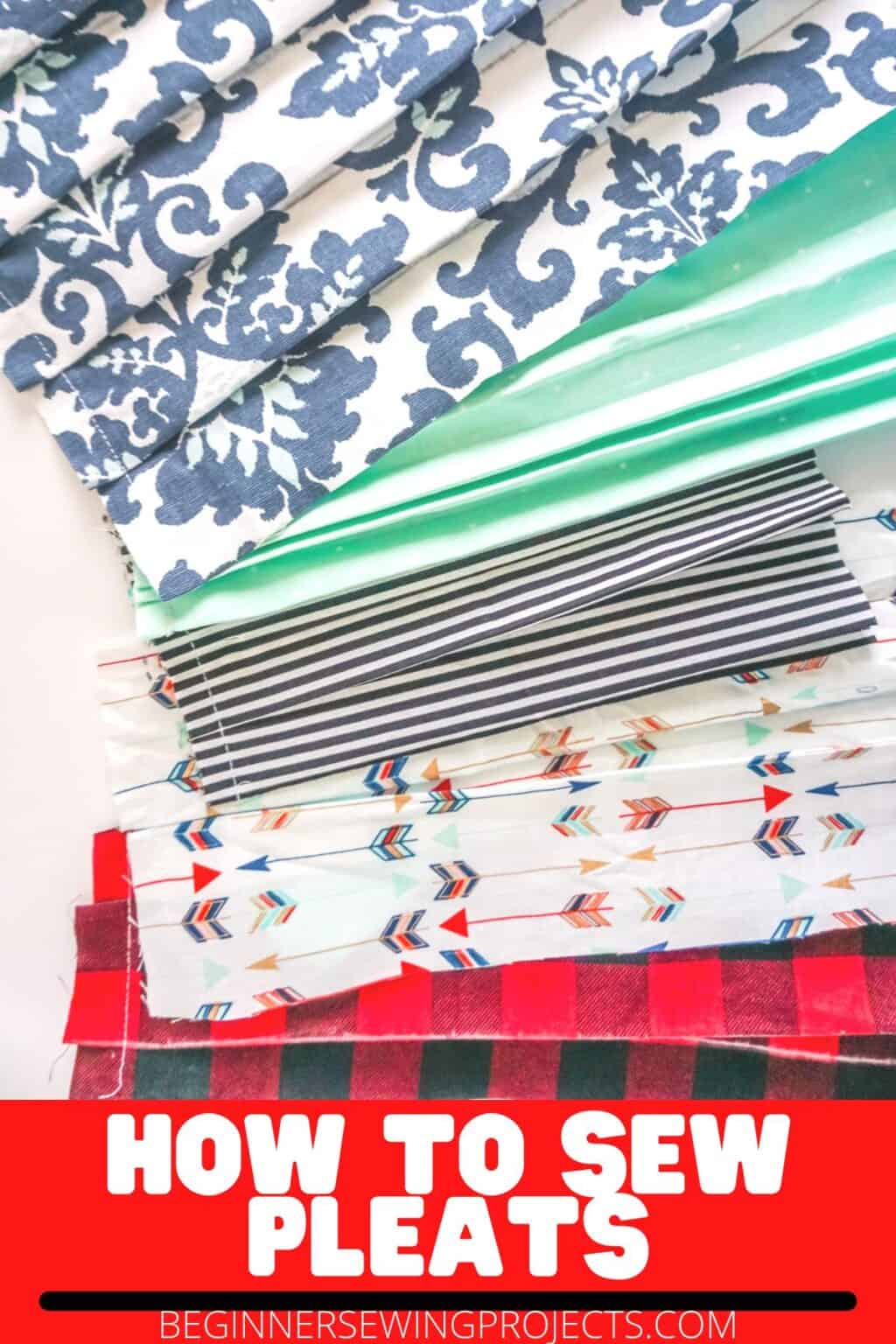 How To Sew Pleats – Beginner Sewing Projects