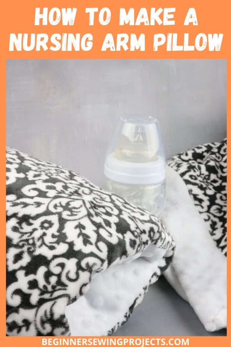 How To Make A Nursing Arm Pillow – Beginner Sewing Projects