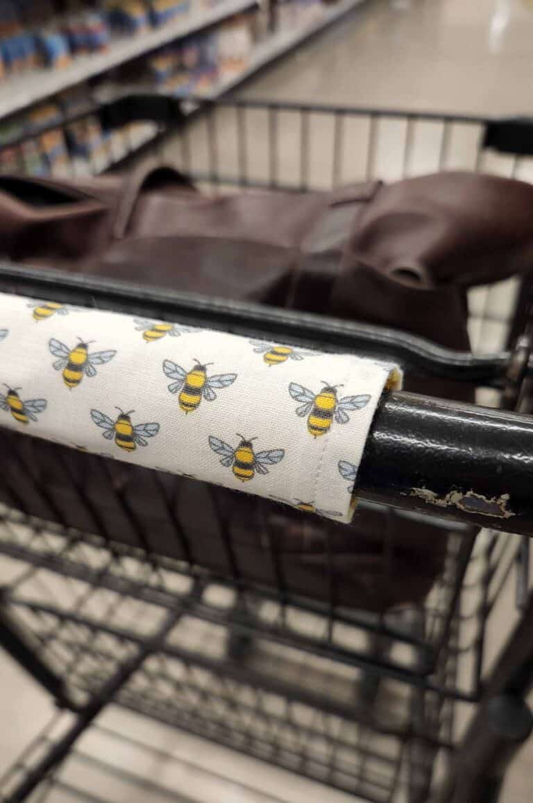 How To Make A Shopping Cart Handle Cover – An Easy Sewing Project ...